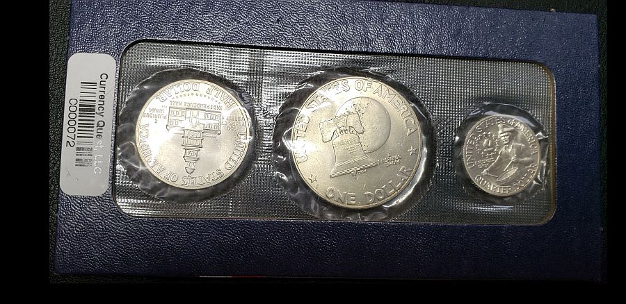 1976-S Bicentennial 3-Piece Silver Coin Mint Set