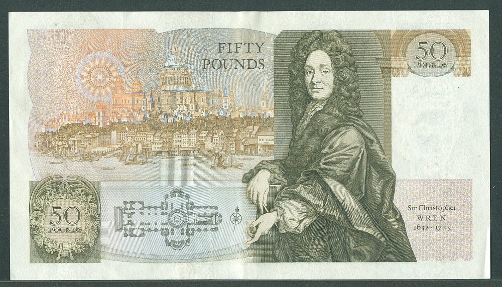 England, P-381a, ND (1981-93) 50 Pound Note