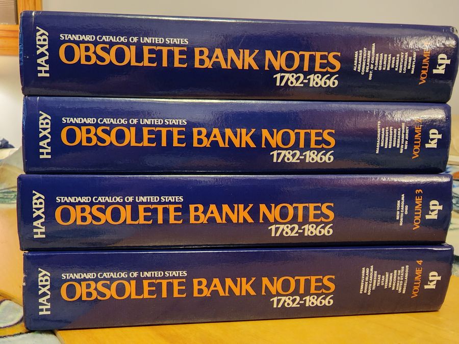 U.S. Obsolete Bank Notes 1782-1866 by James A. Haxby