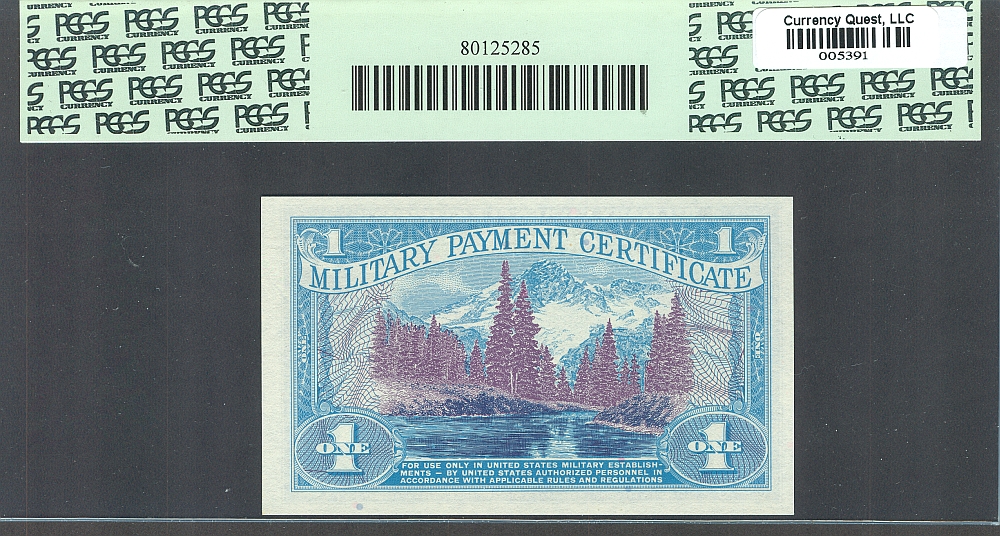 Series 661, $1 MPC, Very Choice New, PCGS-64 PPQ