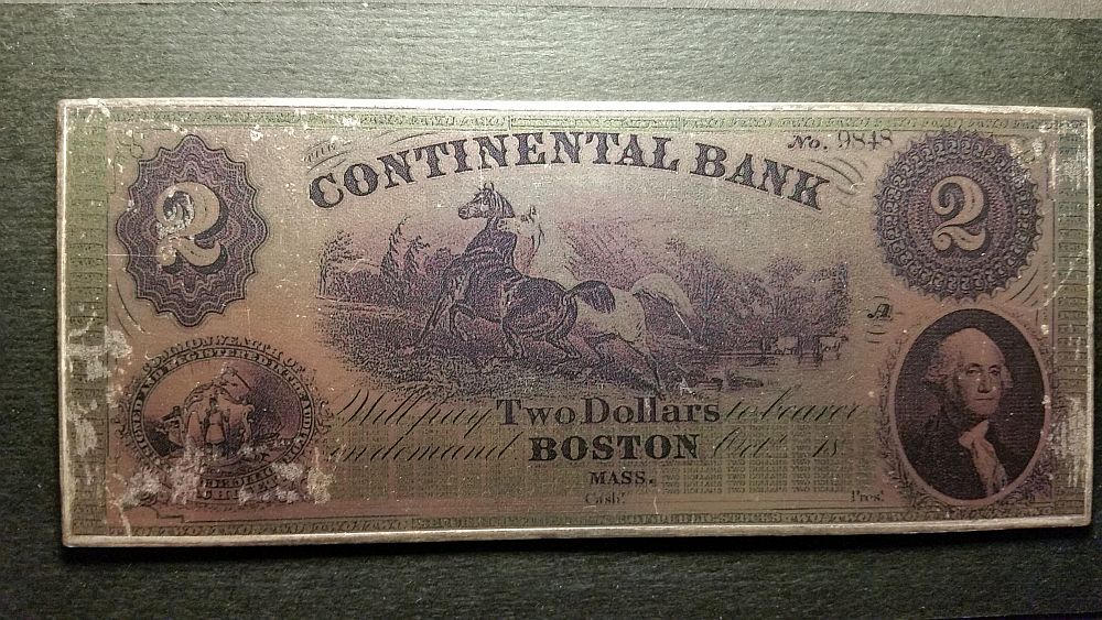 Silver "First Bank Notes" 4 Oz. .999 Fine Silver Bar